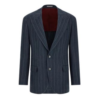 Brunello Cucinelli Herren, Jacken, Blau, 2XLGr&ouml;&szlig;e