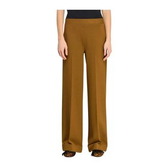Semicouture Coline Weite Hose - - Trousers - Damen - Braun - S