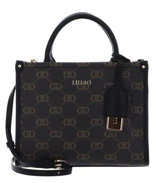 Liu Jo sac &agrave; main sac &agrave; &eacute;paule bandouli&egrave;re Ridhi ECS Tote Bag Nero marron fonc&eacute;