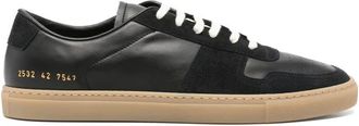 Common Projects Homme, Chaussures, Noir, Taille: 40 EU Suede Panel Baskets
