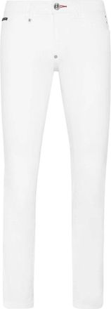 Philipp Plein Herren, Jeans, Wei&szlig;, W40Gr&ouml;&szlig;e