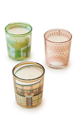 Baobab Damen Trio Reisekerzen, Singapur/Athen/Paris, Rosa, One Size