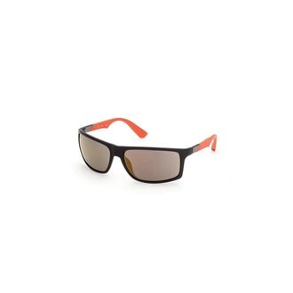 Web Eyewear Homme, Accessoires, Noir, Taille: ONE Size Acetate Square Frame Lunettes de soleil