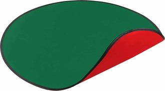 Generico Doppelseitiger Weihnachtsbaum-Teppich, wasserdicht, wendbar, Bodenschutz, elegantes Design, langlebig, leicht zu reinigen, rutschfest, ideal f&uuml;r Weihn