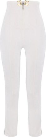 Elisabetta Franchi Pantalons D&eacute;contract&eacute;s - Blanc