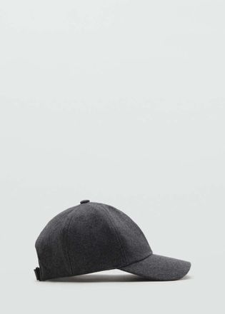 Mango Casquette en laine gris - Homme - Taille unique - MANGO MAN