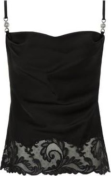 Versace Top effet satin&eacute;