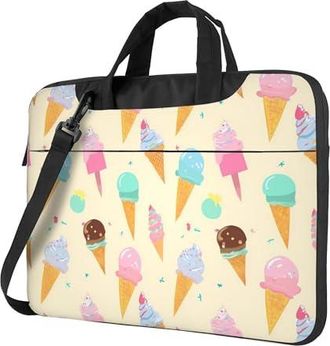 Generic Sac color&eacute; pour ordinateur portable de 15,6 pouces avec bandouli&egrave;re - Housse de protection antichoc pour ordinateur portable de 15,6 - Pour homme et f