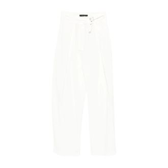 Pinko Pinko - Pantalon large - Femme - Pantalons - Blanc - Taille: 42 FR