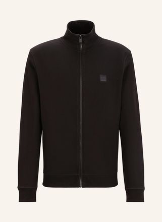 HUGO BOSS Sweatjacke Zestart schwarz