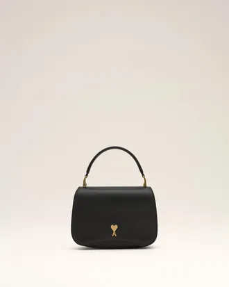 Ami Ami Paris - Sac port&eacute; main Paris Paris noir en cuir de vachette Noir - TU - Unisex
