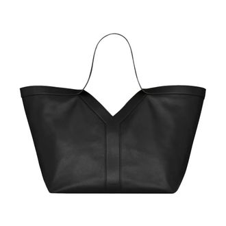 Saint Laurent Tote Y Leder Tasche - - Bags - Damen - Schwarzk - ONE SIZE