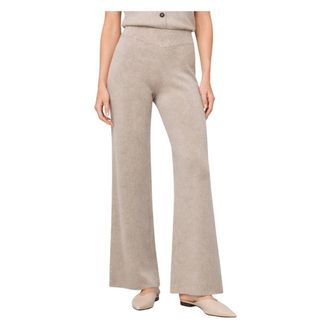 Kocca Weit geschnittene Strickhose - - Trousers - Damen - Beige - M