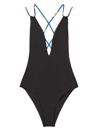 Pucci maillot de bain imprim&eacute; - Noir