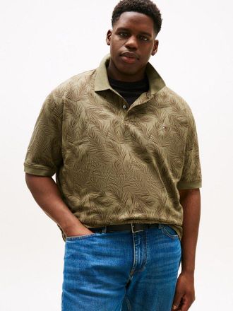 Tommy Hilfiger Big & Tall Poloshirt BT-LEAF AOP REG POLO-B Gro&szlig;e Gr&ouml;&szlig;en