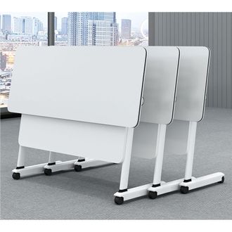Generic Klappbarer Konferenztisch, klappbares Konferenztisch-Set mit Metallrahmen, Mobile Schulungstische f&uuml;r B&uuml;ros, Schulungsr&auml;ume und Konferenzr&auml;ume, 3-teil
