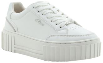 s.Oliver Damen 2177787 Sneaker mit Plateau-Sohle, 0100, 36 EU