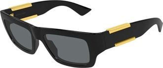 Bottega Veneta unisex, Accessoires, Noir, Taille: 53 MM Bv1452S 001 Lunettes de soleil