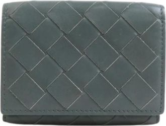 Bottega Veneta unisex, Pre-owned, Gris, Taille: ONE Size Portefeuille en cuir Pre-owned