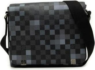 Louis Vuitton Sac bandouli&egrave;re Damier Graphite Pre-owned - Homme - Pre-owned - Gris - Taille: ONE Size
