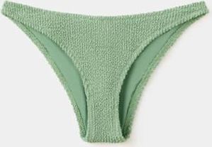 Mango Culotte bikini classique textur&eacute;e vert pastel - Femme - XS - MANGO