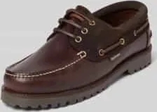Barbour Schn&uuml;rschuhe aus echtem Rindsleder Modell DECK BOAT