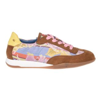 Baldinini Femme, Chaussures, Multicolore, Taille: 39 1/2 EU Tulip Print Baskets