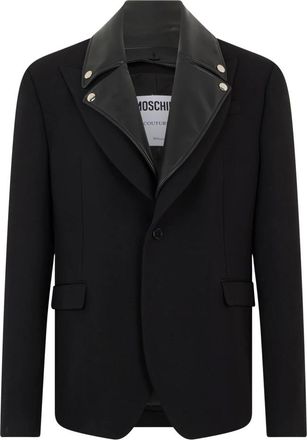 Moschino Herren, Jacken, Schwarzk, 3XLGr&ouml;&szlig;e