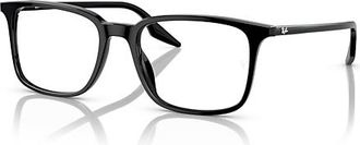 Ray-Ban Rb5421 Optics Schwarz Fassung Klar Glas Polarisiert 55-19