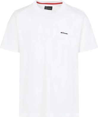 Kiton T-shirt en coton - Homme - Tops - Blanc - Taille: 2XL