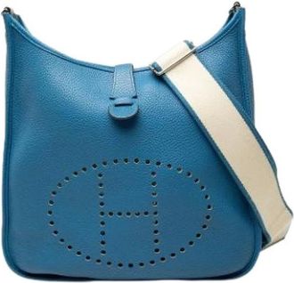 Herm&egrave;s Pre-owned Evelyne III - Femme - Pre-owned - Bleu - Taille: ONE Size
