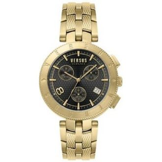 Versace Logo Gent Chronograph - - Accessories - Herren - Gelb - ONE SIZE