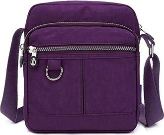 GFM NCB-8 Sac à bandoulière en nylon étanche pour femme - Violet - (S1-NCB-9925-GHJMN)