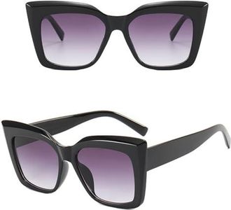 Generic Lunettes de soleil tendance pour femmes, lunettes de soleil pour femmes, protection UV, pour hommes, dégradé noir gris 2026