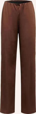 Rich & Royal Satinhose braun