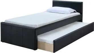 Miliboo Miliboo - Lit gigogne noir mat 90x190 cm macco