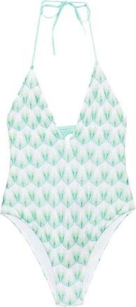 Missoni Femme, Maillots de bain, Multicolore, Taille: 40 FR Maillot de bain une pi&egrave;ce en viscose &agrave; motif floral