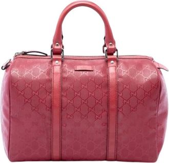Gucci Sac Boston Pre-owned - Femme - Pre-owned - Rouge - Taille: ONE Size