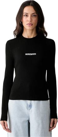 Patrizia Pepe Damen, Oberteile, Schwarzk, XSGr&ouml;&szlig;e