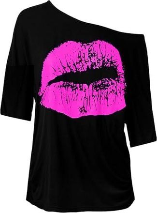 Generic Tee Shirt Femme Coton D&eacute;contract&eacute; Blanc T-Shirt Hauts Manche Court D&eacute;t&eacute; L&acirc;che Basiques Tee-Shirt Sport Chic Et &Eacute;l&eacute;gant Col en Rond Top Blouse &Agrave; Manche