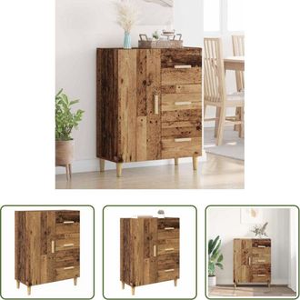 vidaXL Altholz - Sideboard Altholz 34 x 69,5 x 90 cm Holzwerkstoff