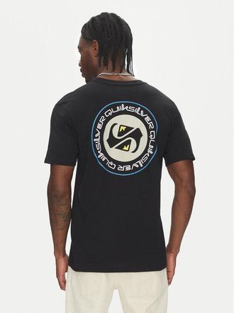 Quiksilver T-Shirt Circle Back Ss EQYZT08054 Schwarz