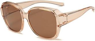 Generic Fitover Lunettes de soleil pour la protection des yeux, verres polarisés bloquant les UV, idéales pour les activités de plein air et la conduite, C3 -