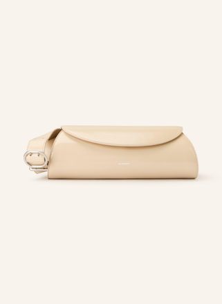 Jil Sander Schultertasche Cannolo beige