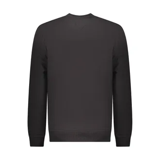 Tommy Hilfiger Logo-Print Cotton Sweatshirt - Black