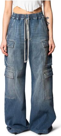 Rick Owens Femme, Jeans, Bleu, Taille: 36 FR Double Cargo Jumbo Belas Jeans