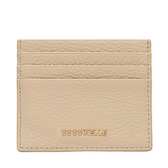 Coccinelle Kreditkartenetui Coccinelle MW5 Metallic Soft E2 MW5 12 95 01 Beige