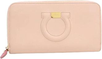 Ferragamo Portefeuille Long Pre-owned (Bi-pli) - Femme - Pre-owned - Rose - Taille: ONE Size