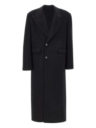 S&eacute;fr manteau boutonn&eacute; Tetsu &agrave; poche &agrave; rabat - Noir