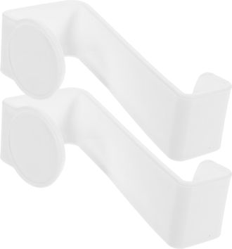 DOITOOL 2stücke Toilettensitz Haken Z-förmig Badezimmerhaken Home-organizing-Haken Für Spülkasten Tür Aufhängen Komfort Platzsparend